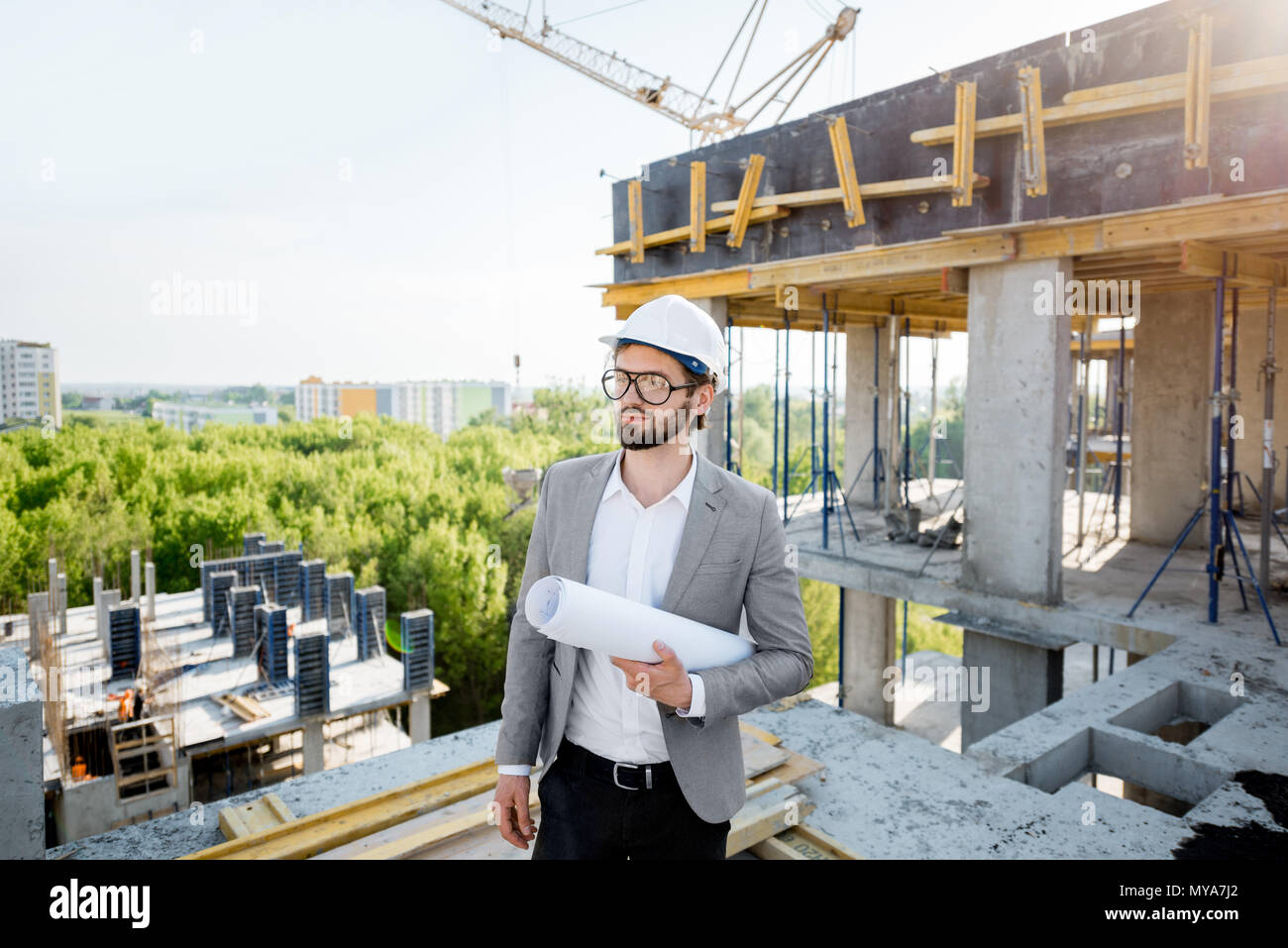 Blueprint inspection hi-res stock photography and images - Alamy