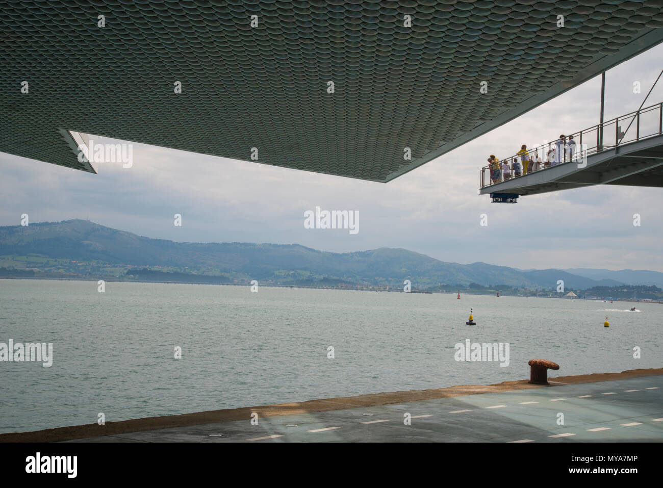The bay from Botin Center. Santander, Spain Stock Photo - Alamy