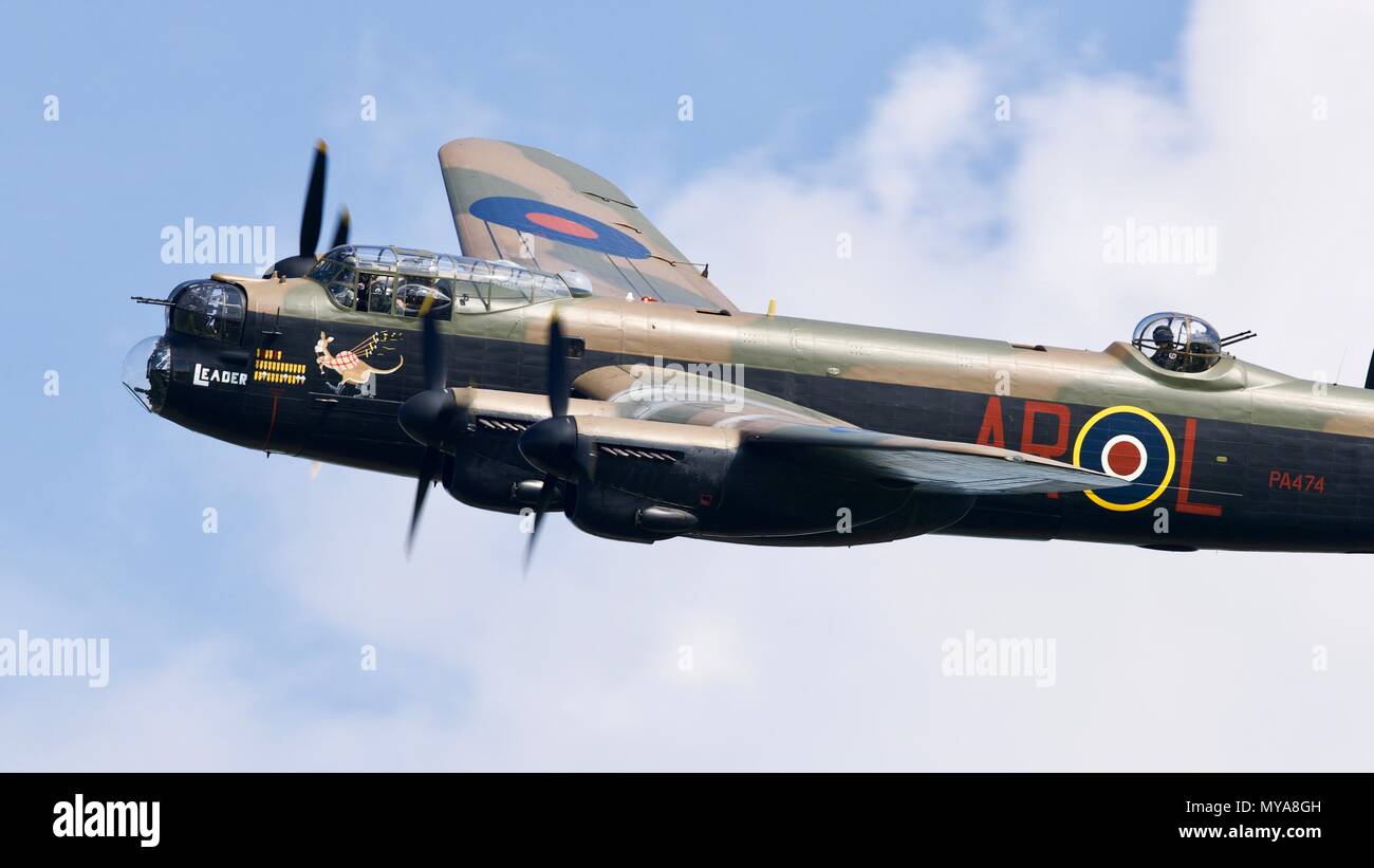 The Royal Air Force Battle of Britain Memorial Flight (BBMF) Avro ...