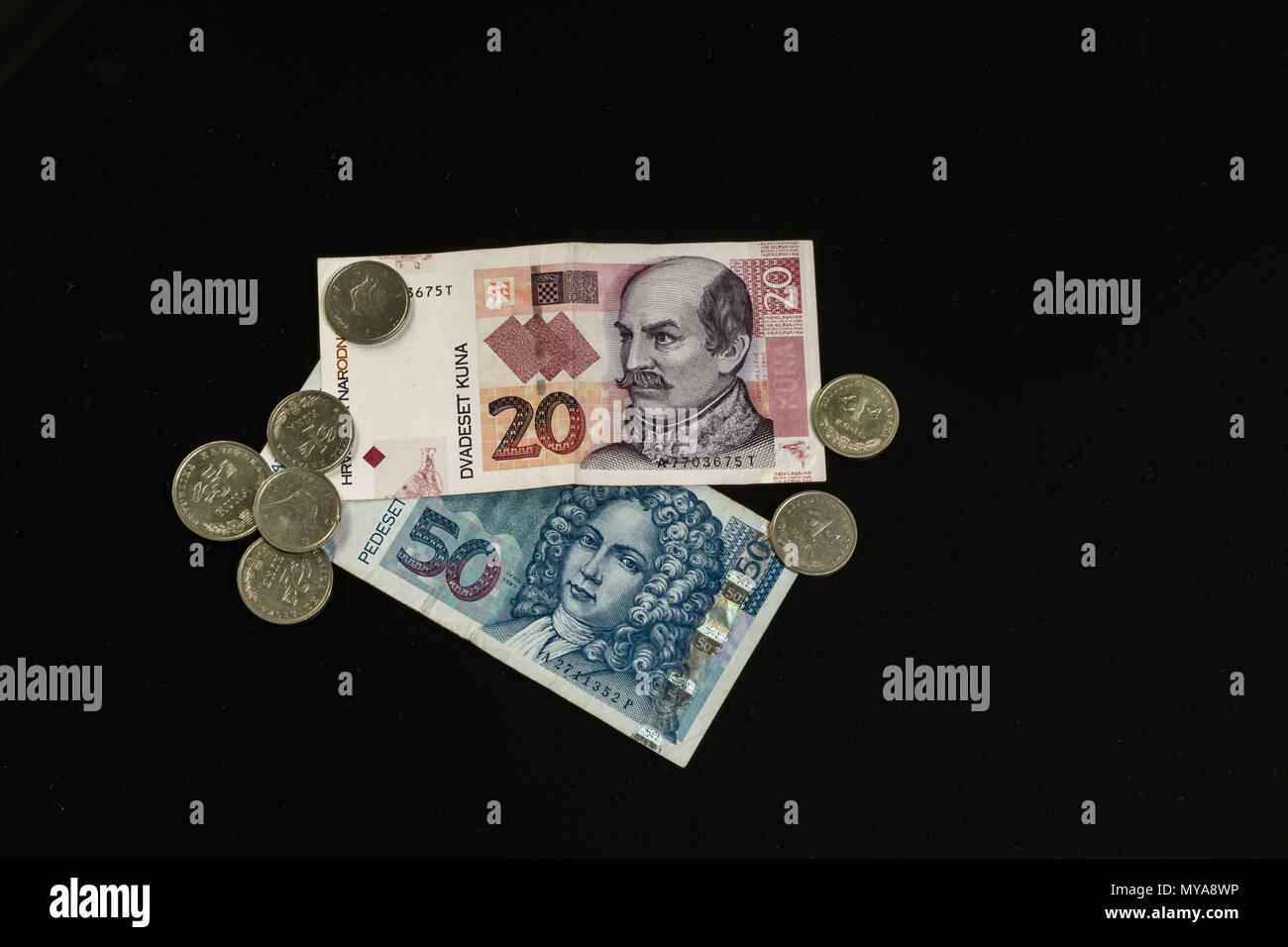 Kuna - Croatian currency Stock Photo - Alamy