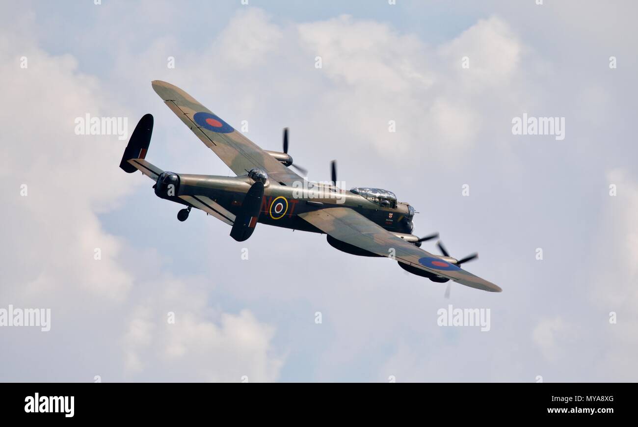 The Royal Air Force Battle of Britain Memorial Flight (BBMF) Avro ...