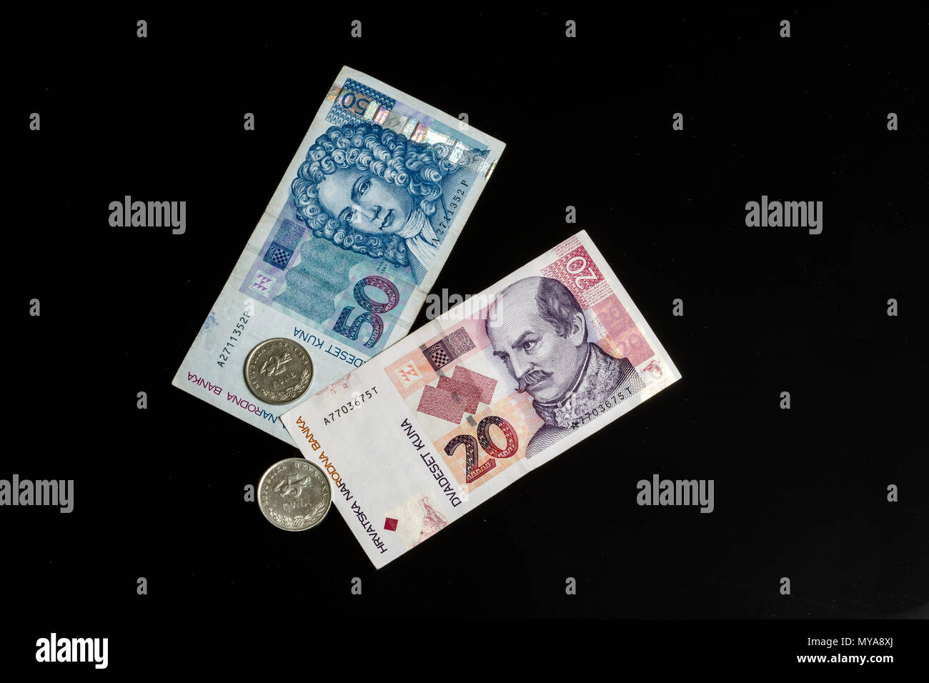 Kuna - Croatian currency Stock Photo - Alamy