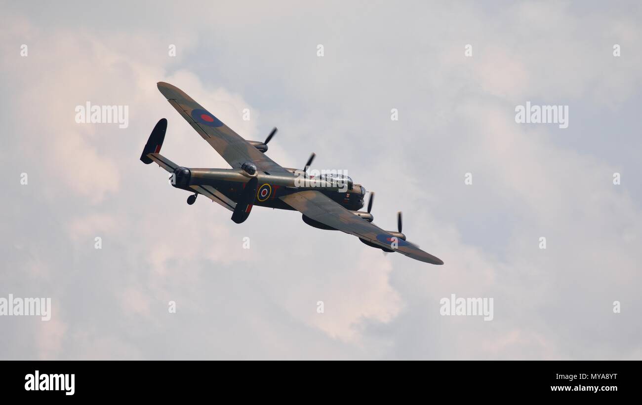 The Royal Air Force Battle of Britain Memorial Flight (BBMF) Avro ...
