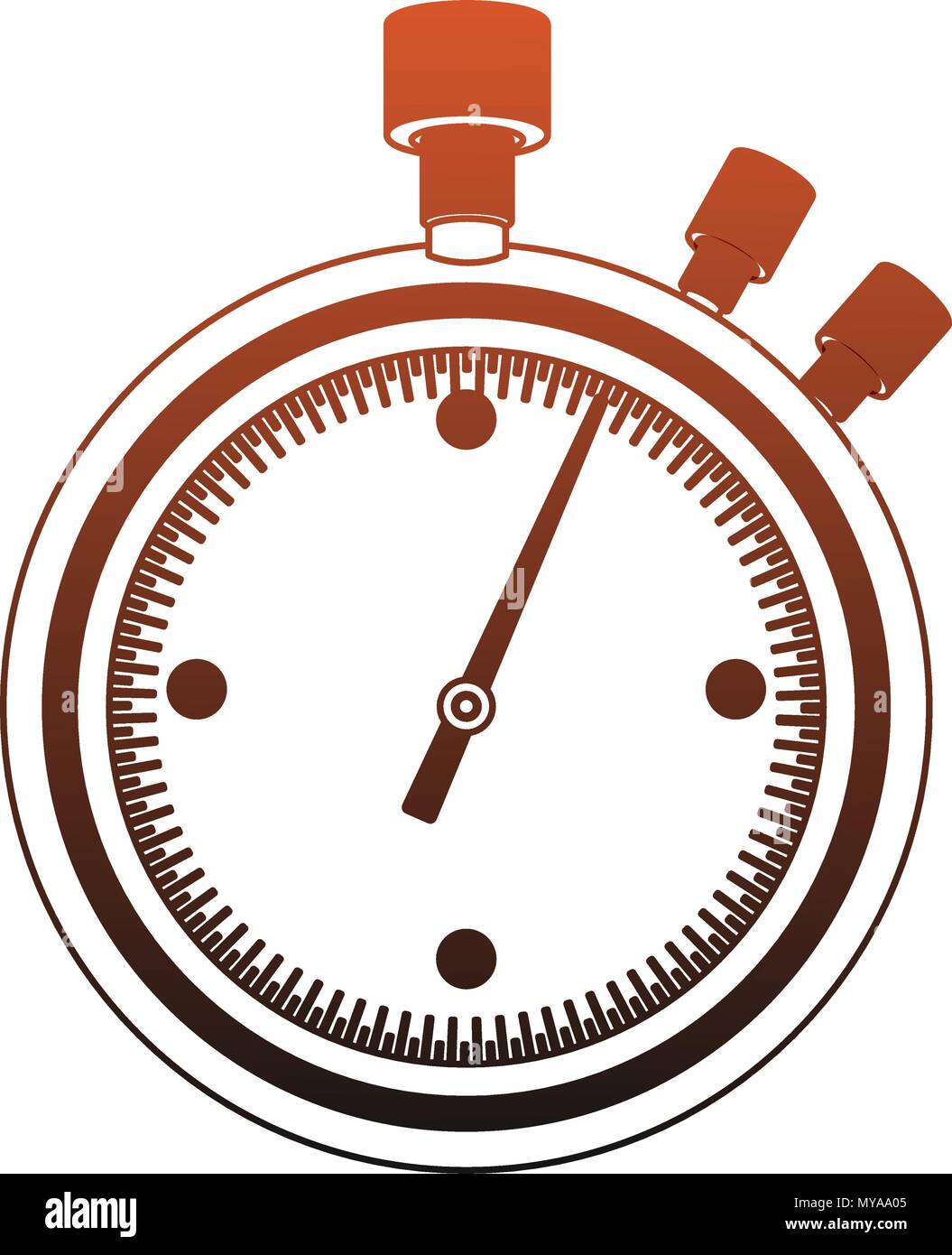 Vintage chronometer isolated red lines Stock Vector Image & Art - Alamy