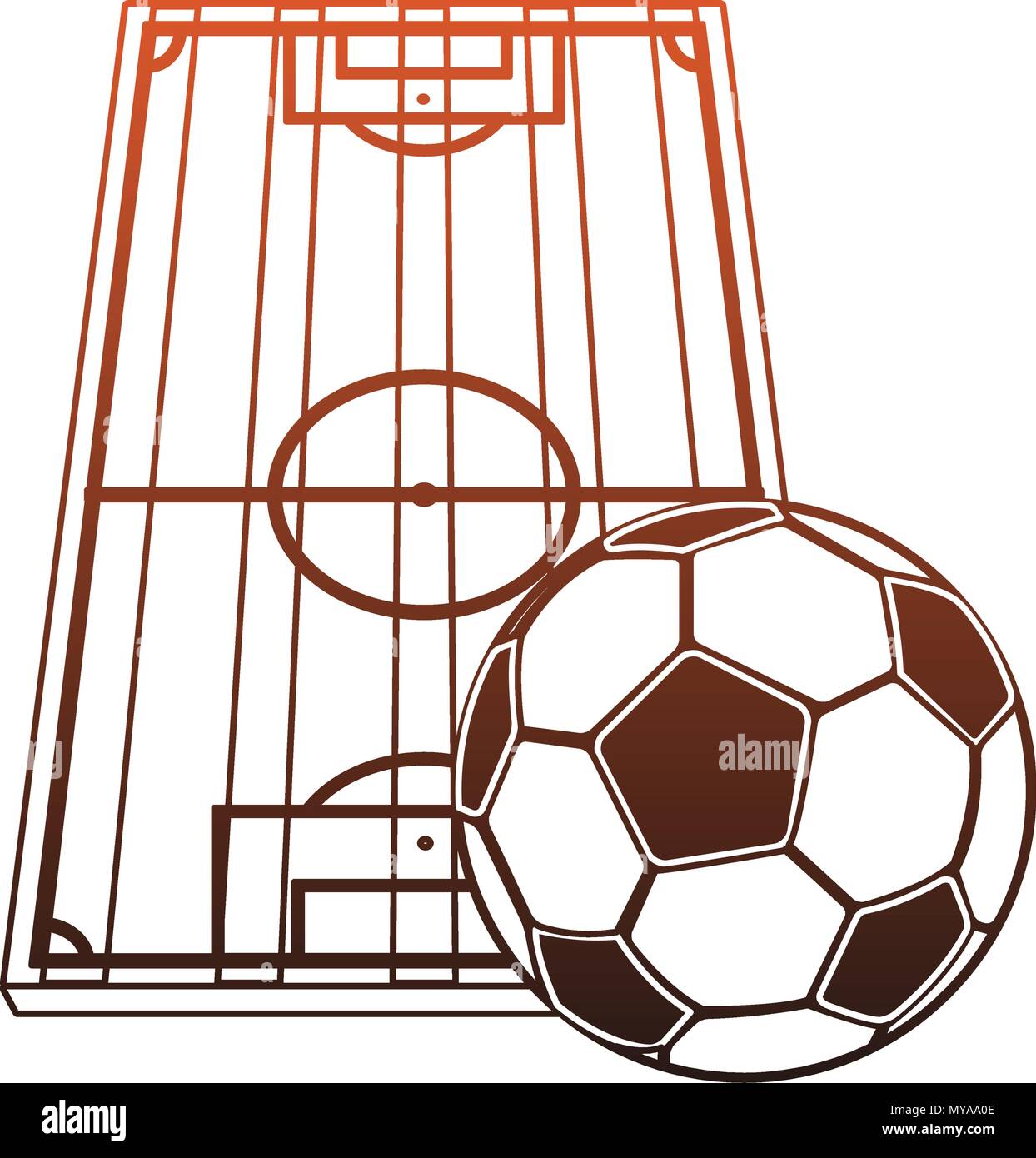 Soccer turf field bright Stock Vector Images - Alamy