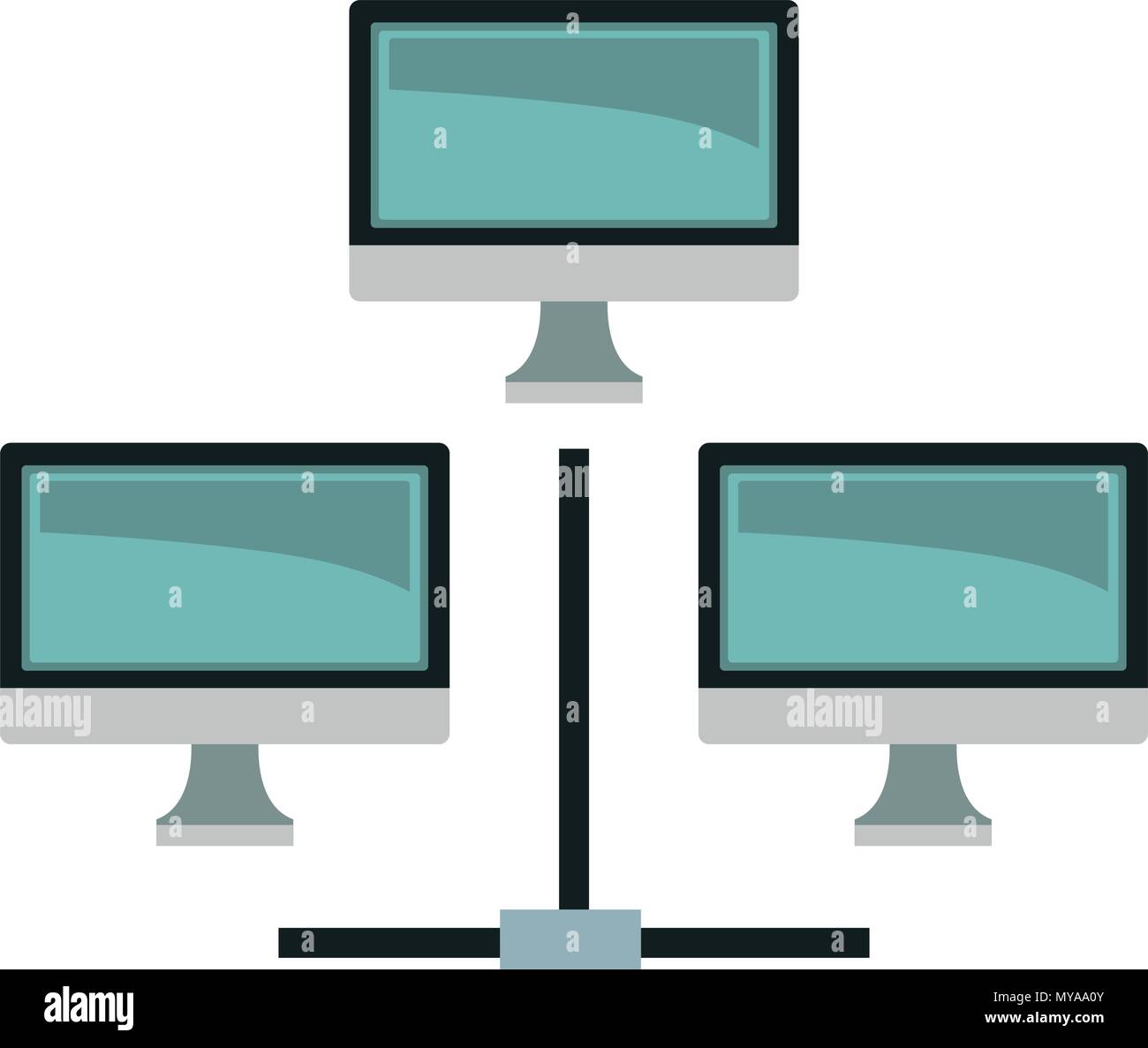 Computers network system Stock Vector Image & Art - Alamy