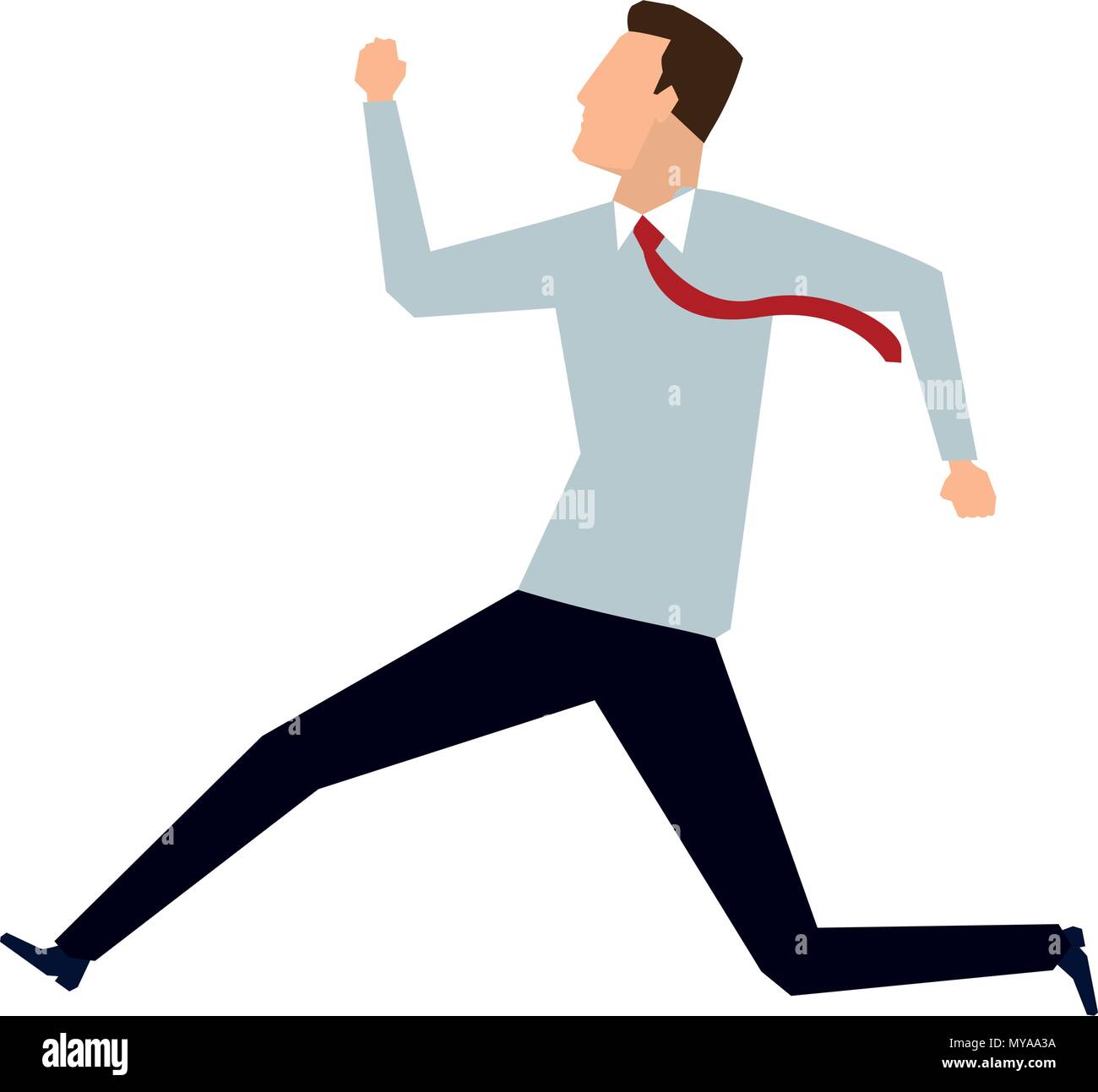 Businessman running avatar Stock Vector Image & Art - Alamy