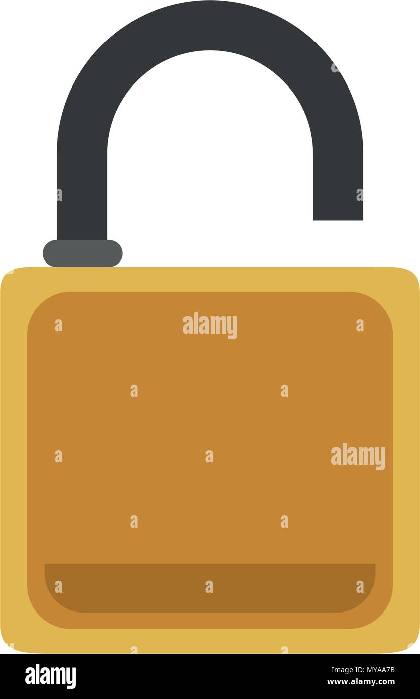 Padlock unlocked symbol Stock Vector Image & Art - Alamy