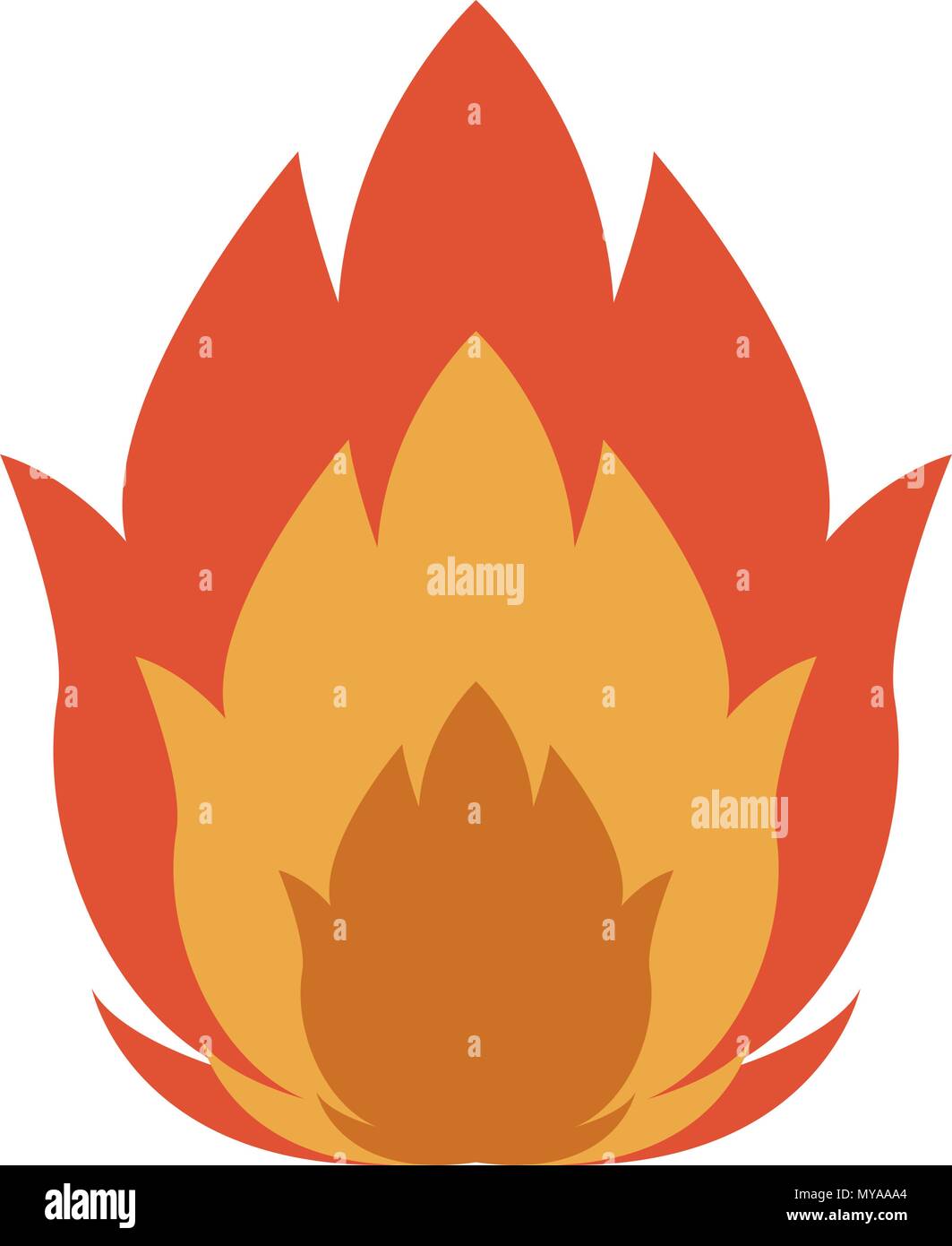 Flamme isolated symbol Stock Vector Image & Art - Alamy