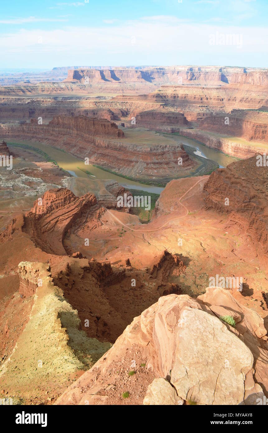 Horse shoe bend in the Green River, Canyonlands National Park, Utah ...
