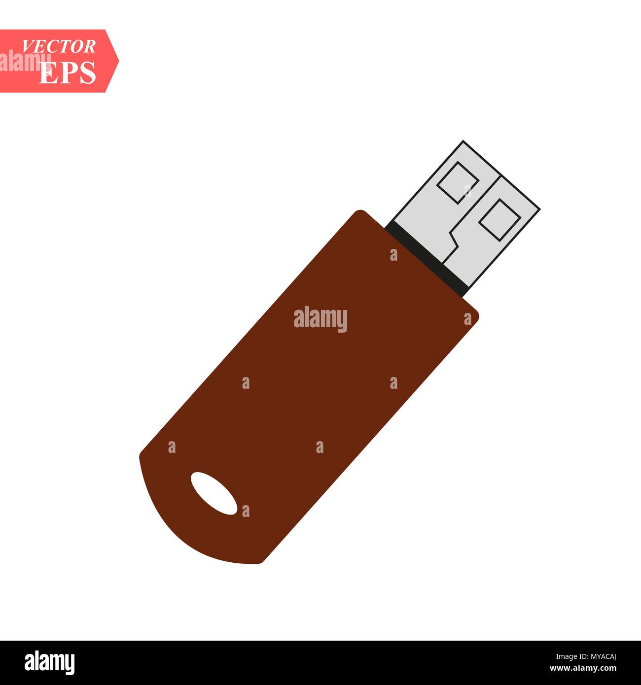 Usb flash drive drawing Stock Vector Images - Alamy