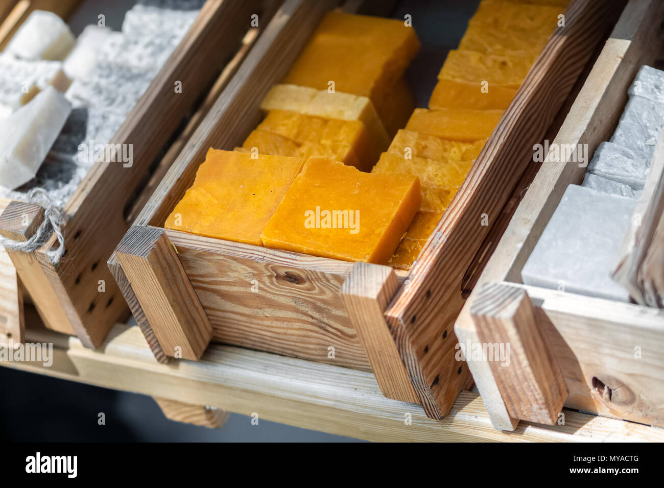 Handmade soap block hi-res stock photography and images - Alamy