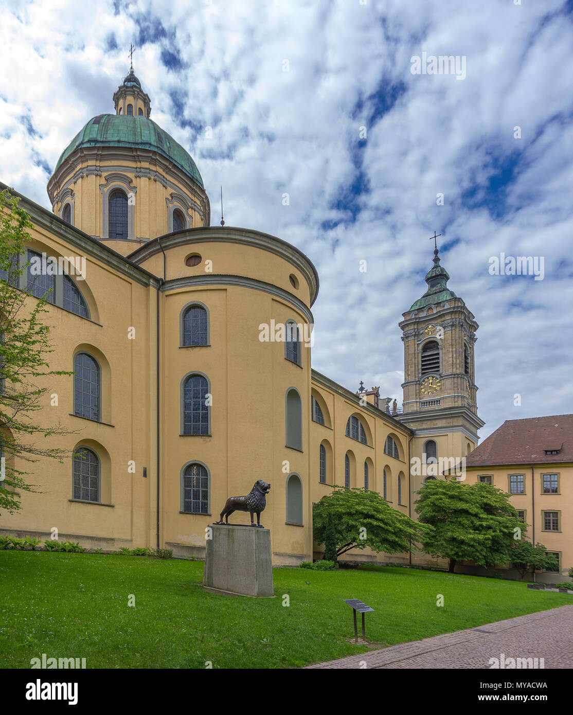 Basilica of St. Martin, Weingarten, Baden-Wurttemberg, Germany Stock ...