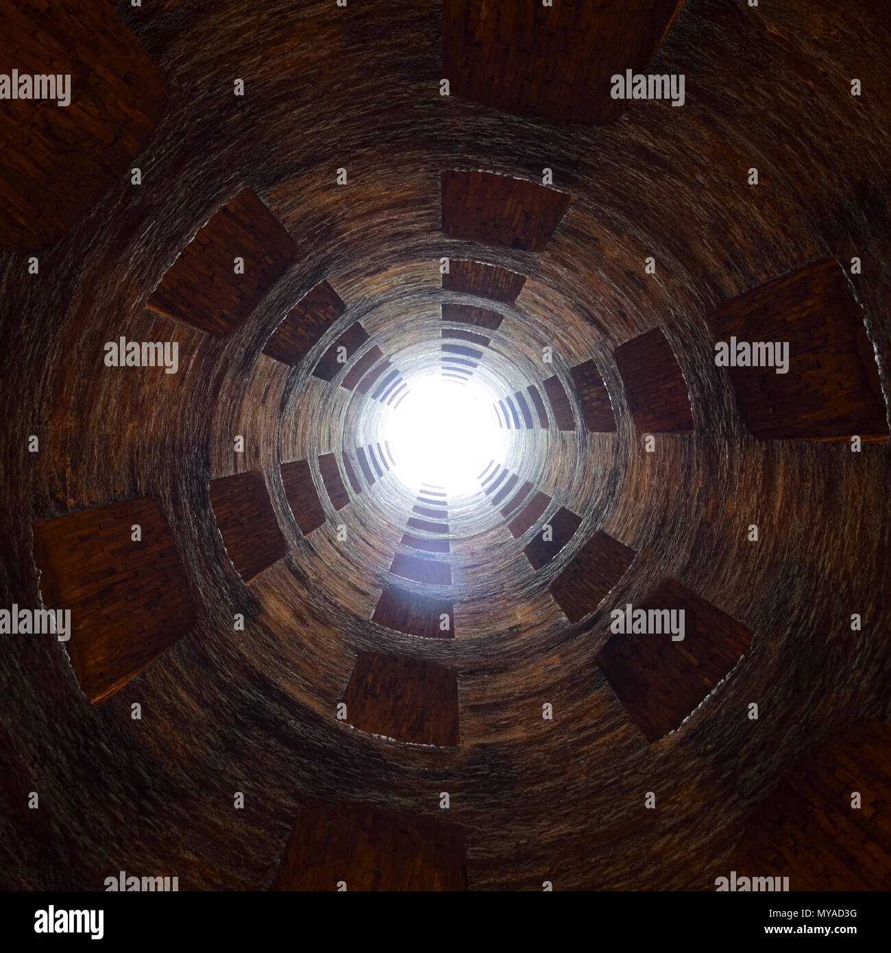 St. Patrick's well, Orvieto, Italy. Historic well. Great engineering ...