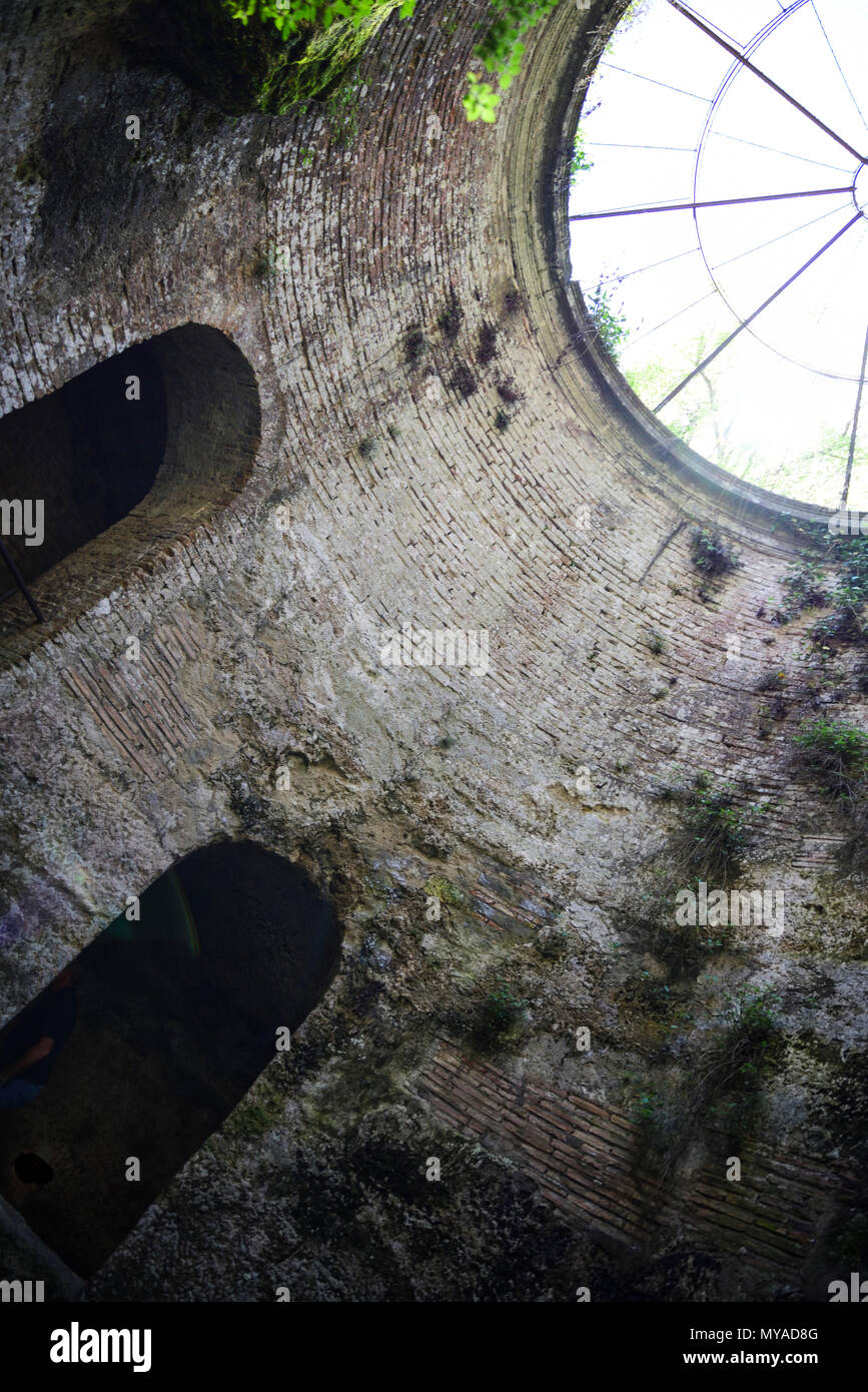 St. Patrick's well, Orvieto, Italy. Historic well. Great engineering ...