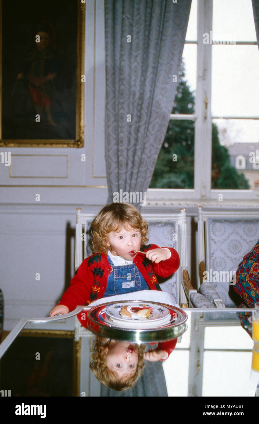 Prinzessin Radschyahhat von Jordanien an ihrem 2. Geburtstag auf ...