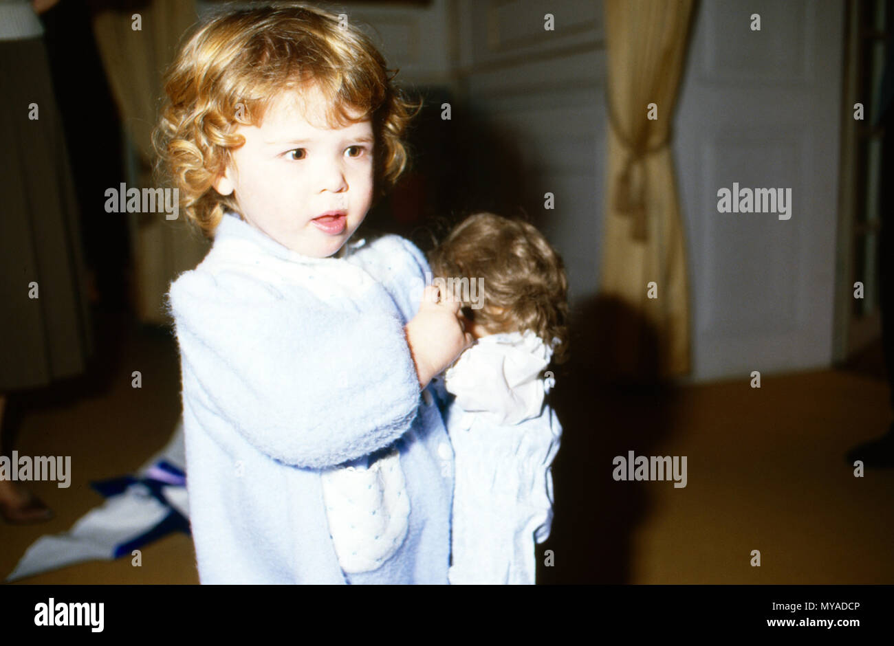 Prinzessin Radschyahhat von Jordanien an ihrem 2. Geburtstag auf ...