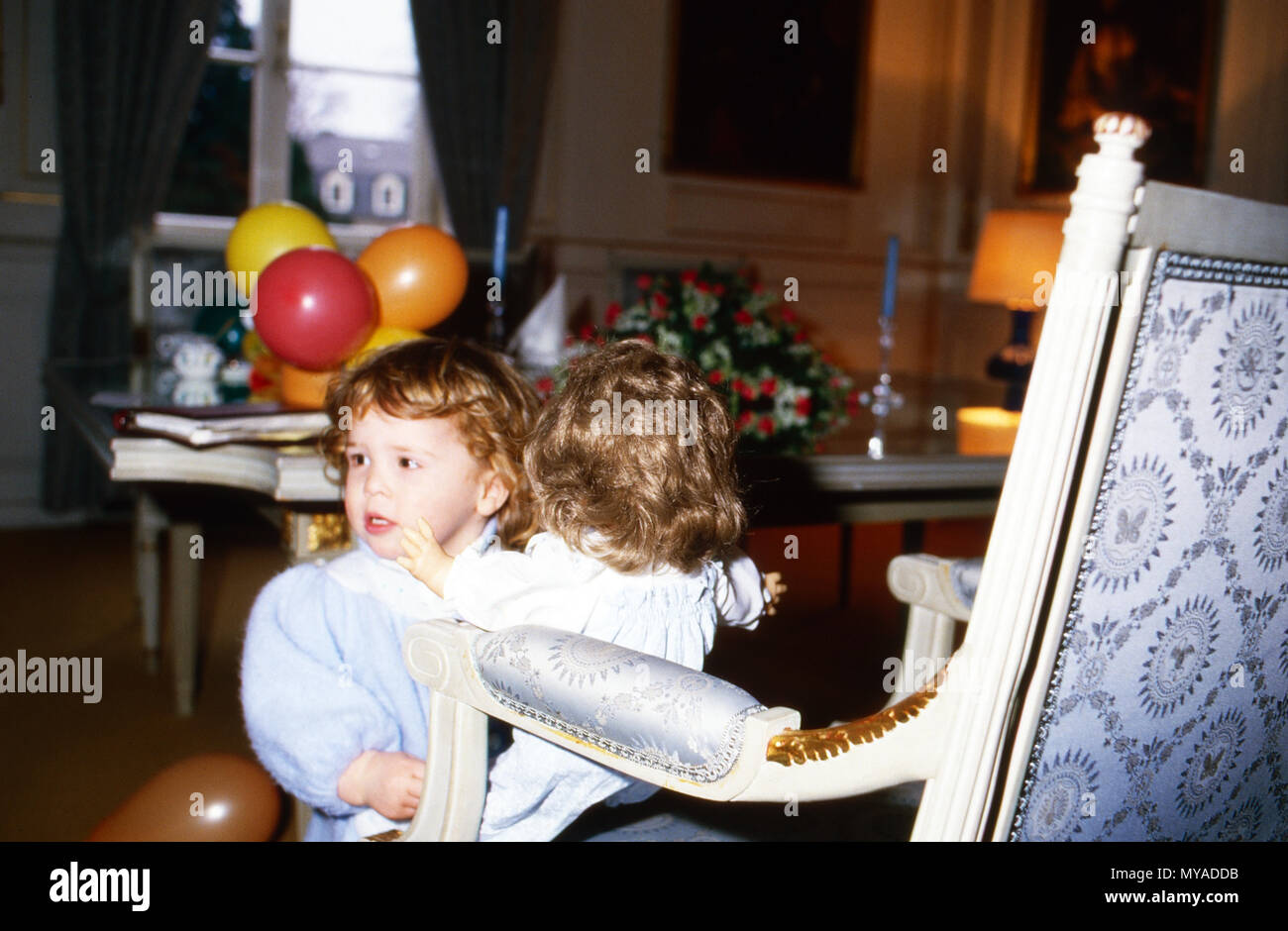 Prinzessin Radschyahhat von Jordanien an ihrem 2. Geburtstag auf ...