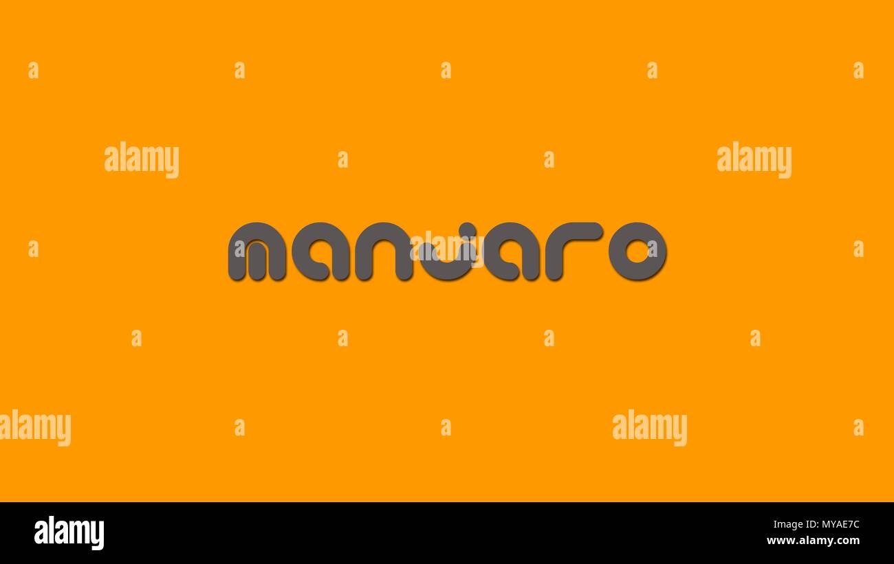 Manjaro Wallpaper 001 Stock Photo - Alamy