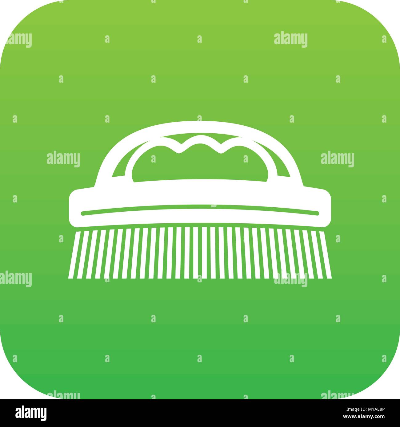 Cleaning brush icon, simple style Stock Vector Image & Art - Alamy