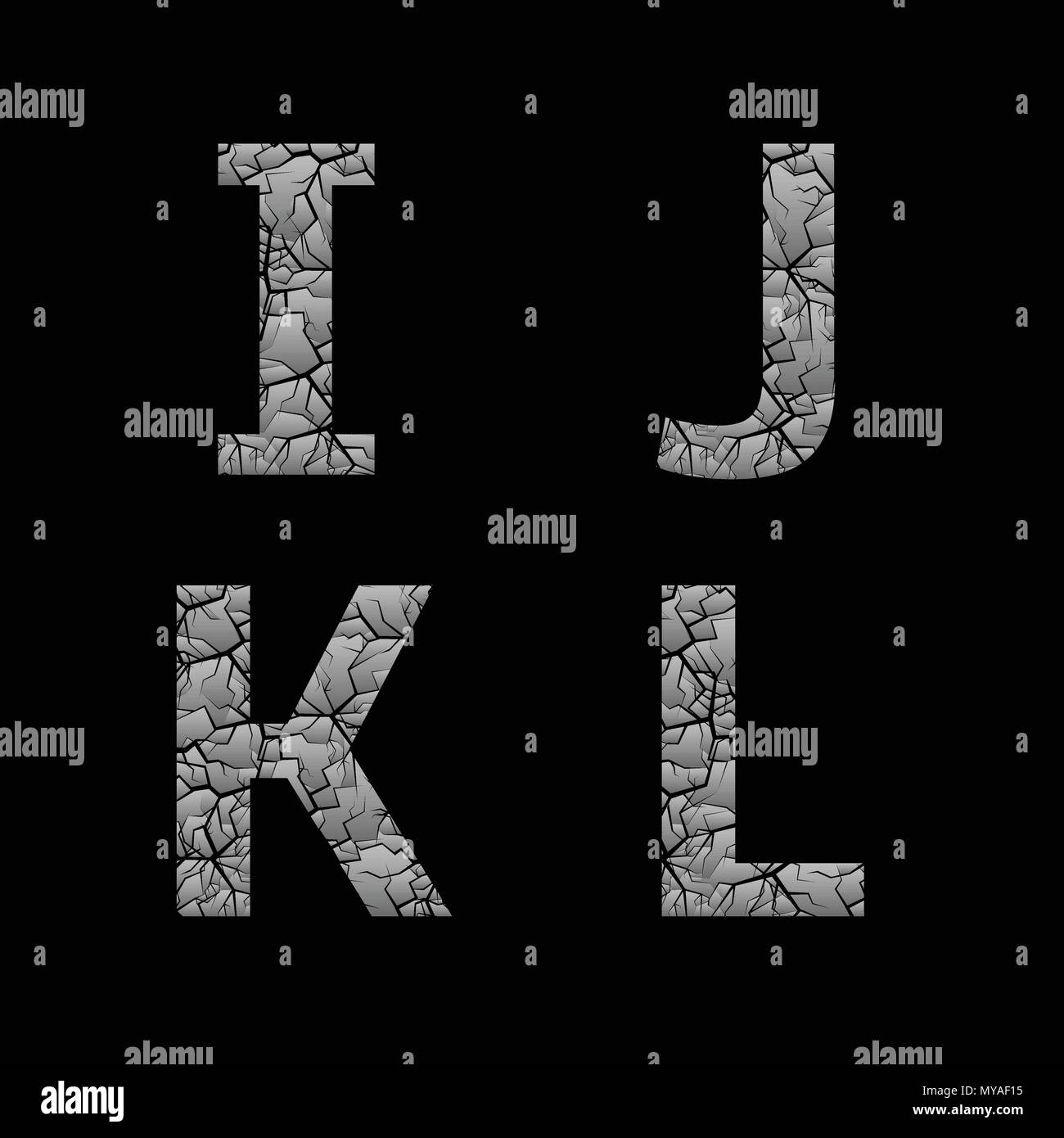 Broken letters Black and White Stock Photos & Images - Alamy