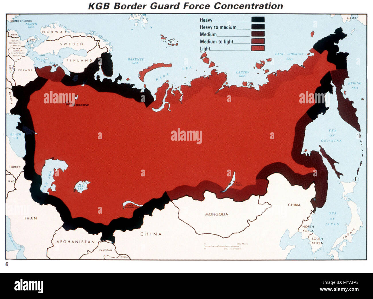 Map of kgb border guard force hi-res stock photography and images - Alamy