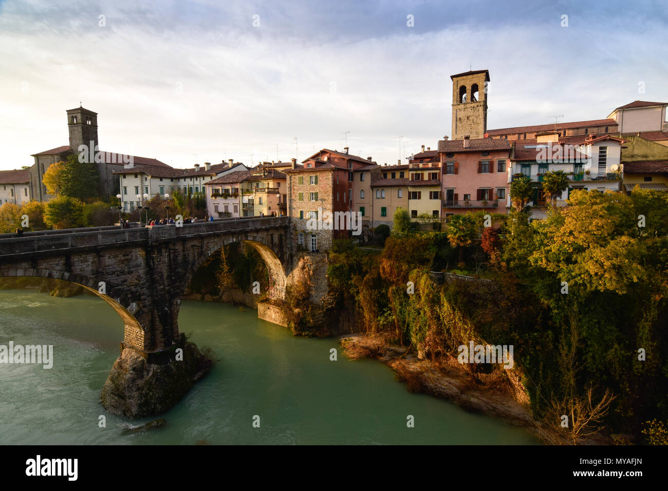 A view of Cividale del Friuli, famous medieval city, Unesco World ...