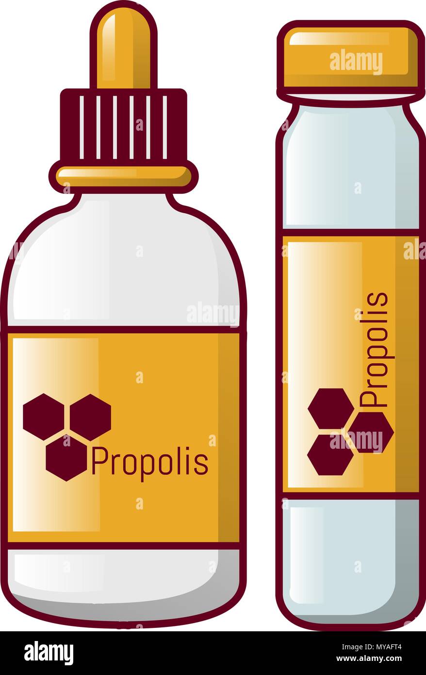 Propolis bottle icon, cartoon style Stock Vector Image & Art - Alamy