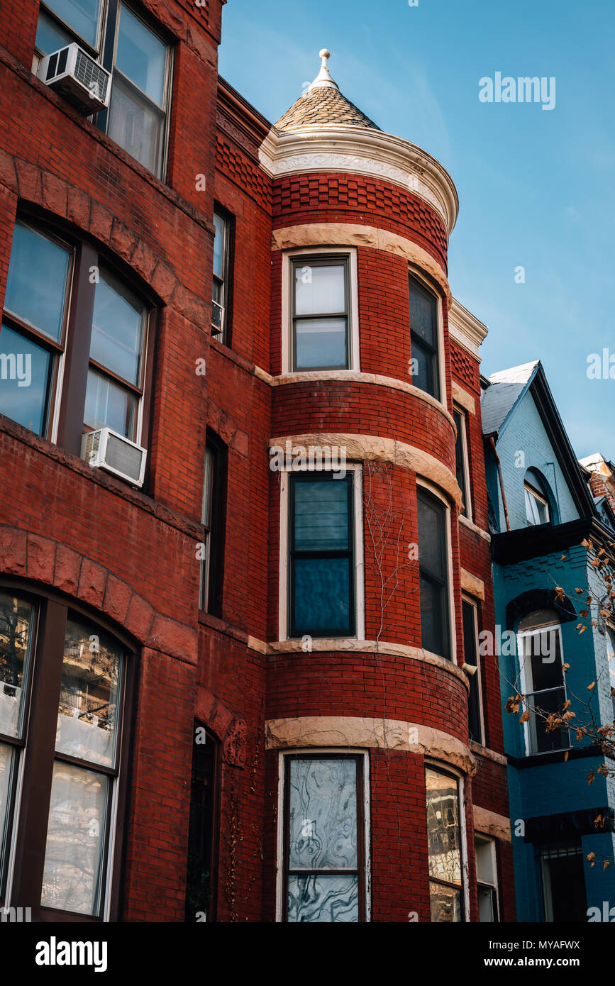 Brick row houses in Washington, DC Stock Photo - Alamy Brick row houses in Washington, DC Stock Photo - Alamy