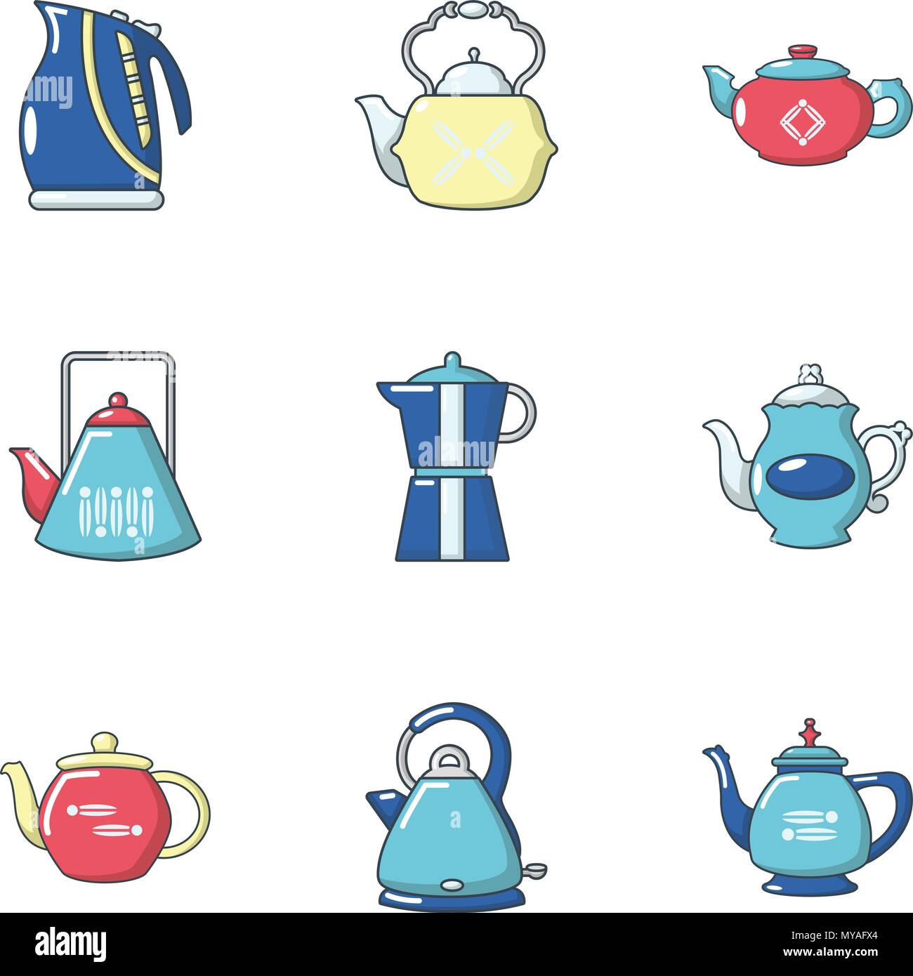 Dummy icons set, cartoon style Stock Vector Image & Art - Alamy