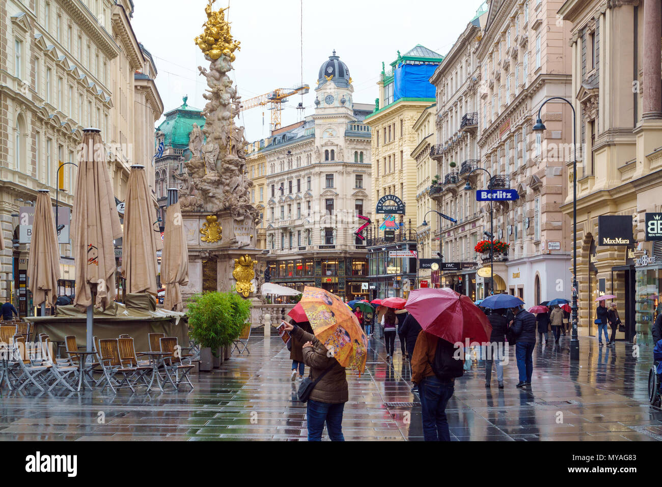 City walk vienna hi-res stock photography and images - Alamy