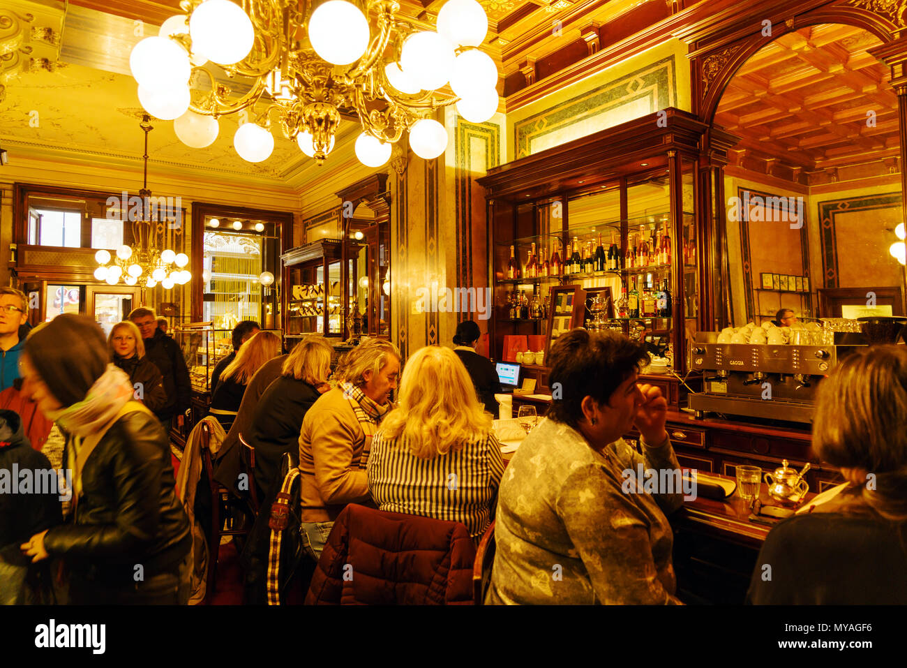 Vienna Coffee House Table High Resolution Stock Photography and Images ...