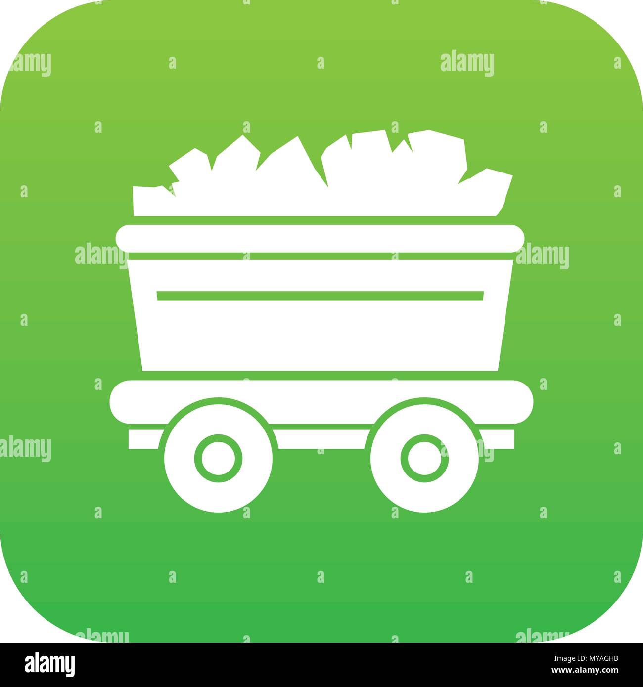 Mine cart icon, simple style Stock Vector Image & Art - Alamy
