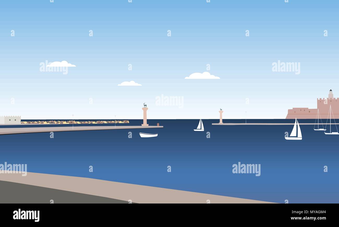 Summer landmark Stock Vector Images - Alamy