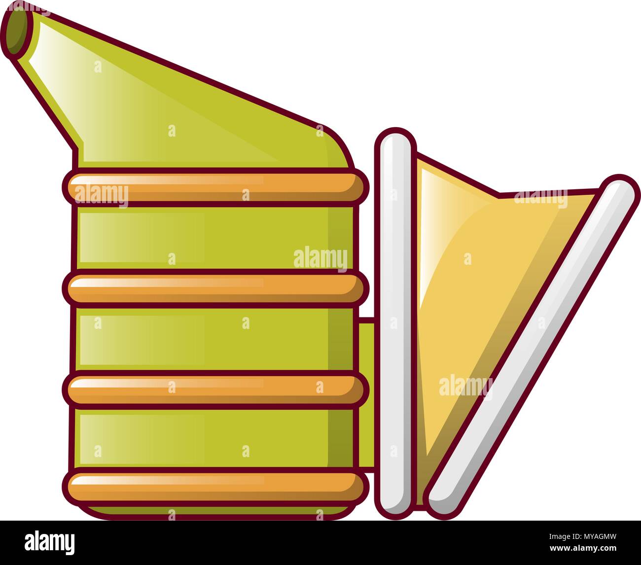 Beekeeping bee hive smoker Stock Vector Images - Alamy