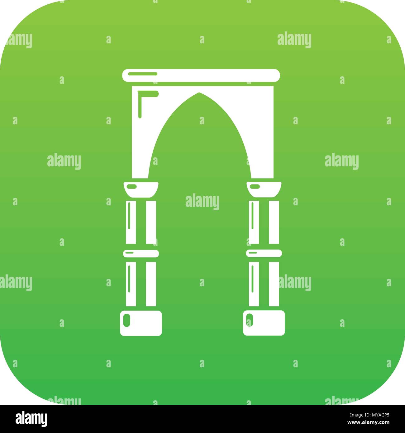 Archway construction icon, simple black style Stock Vector Image & Art ...