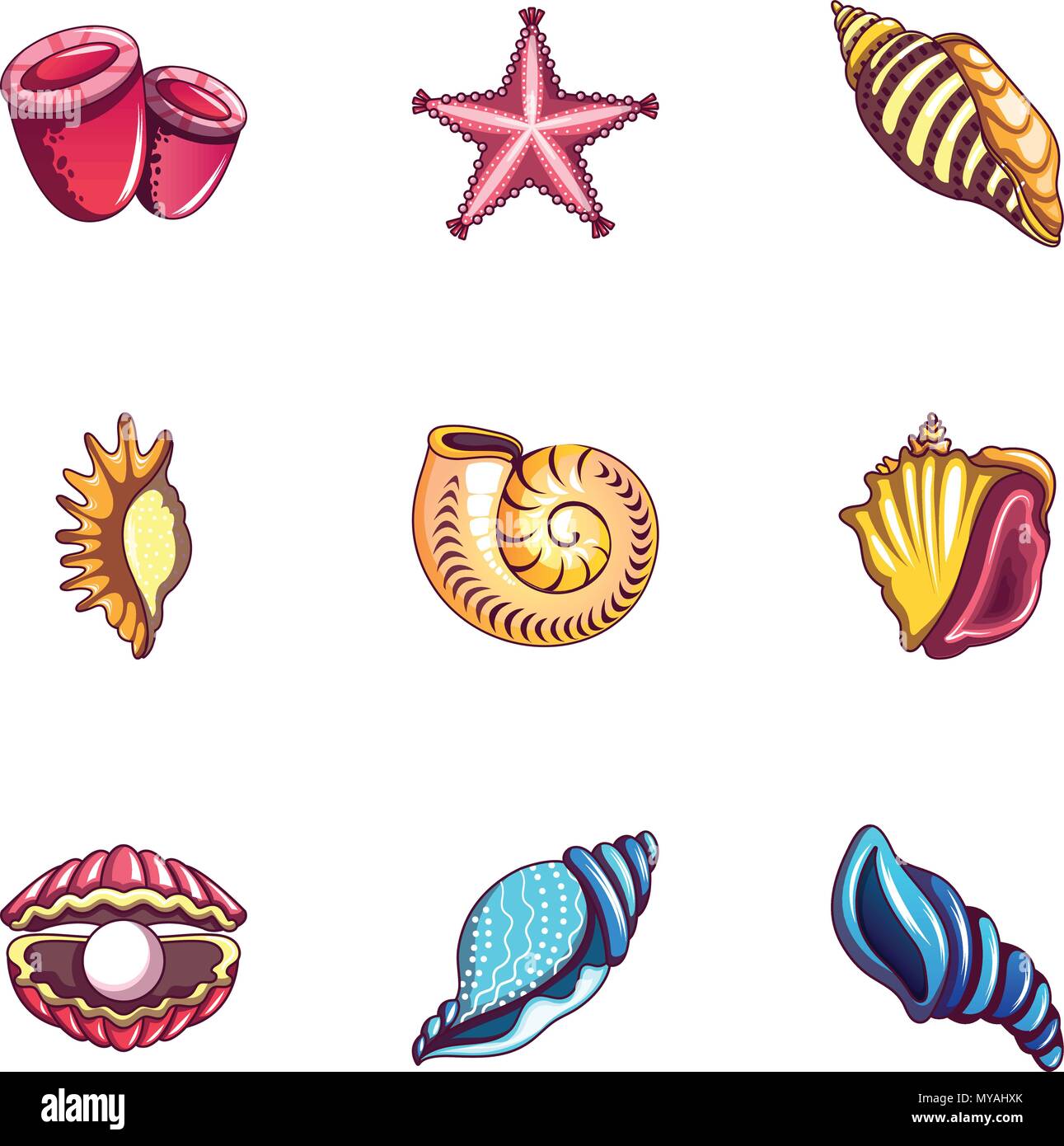 Seashell surface Stock Vector Images - Alamy