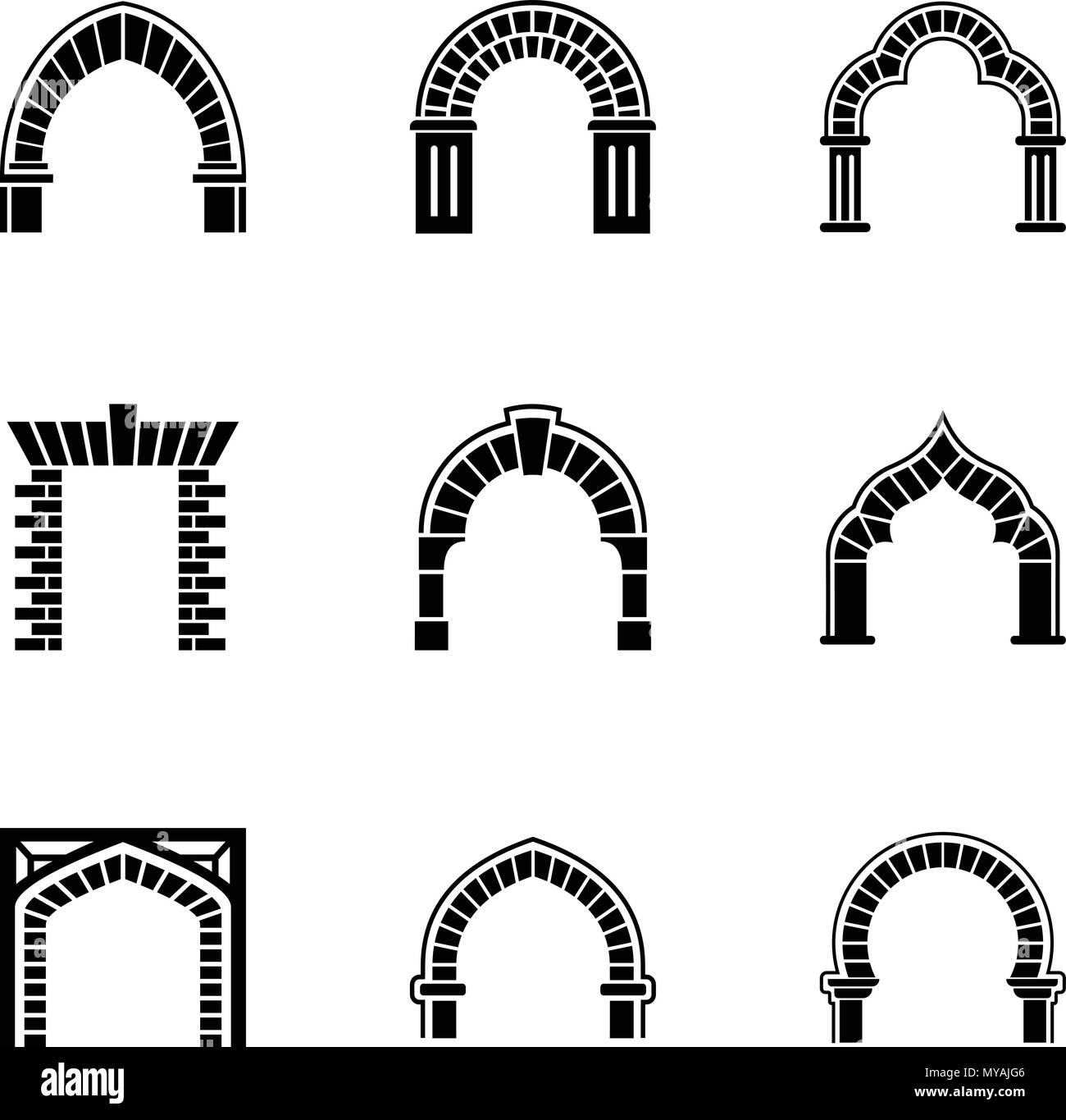 High arches Stock Vector Images - Alamy