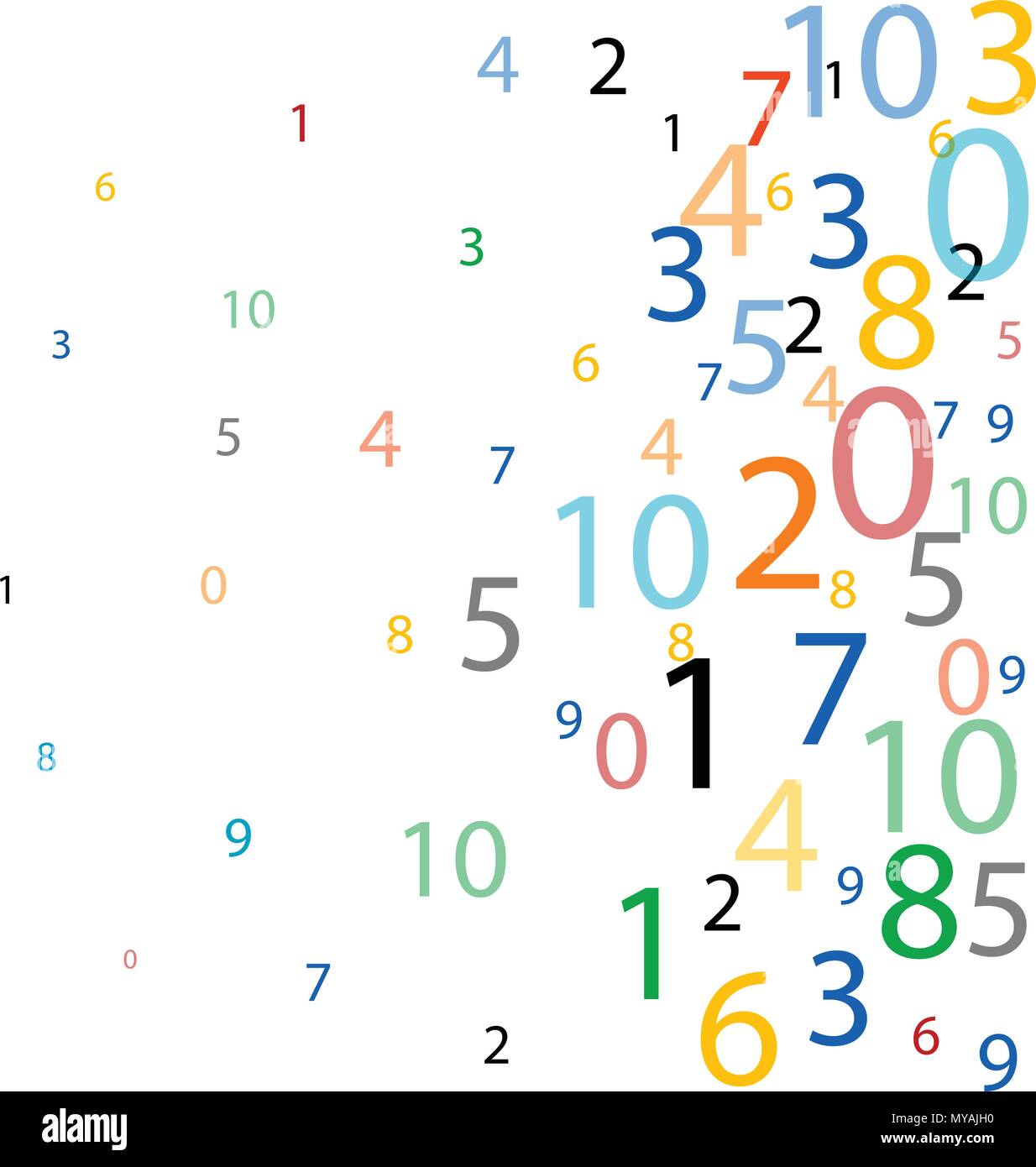 Numbers pattern hi-res stock photography and images - Alamy