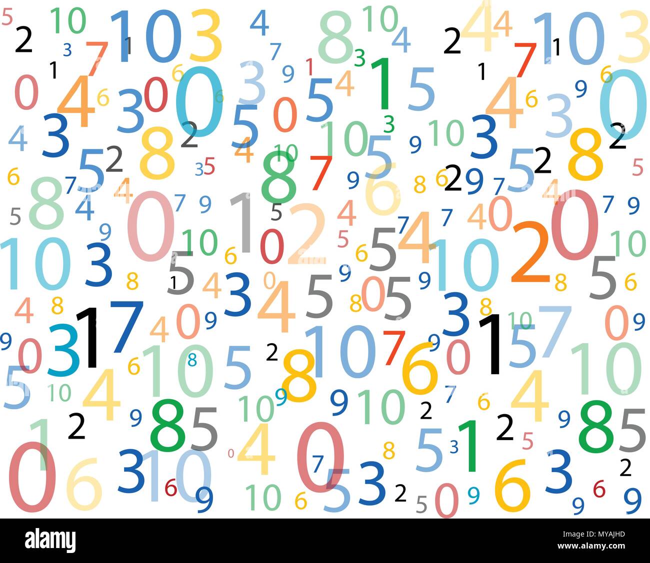 Numbers pattern hi-res stock photography and images - Alamy