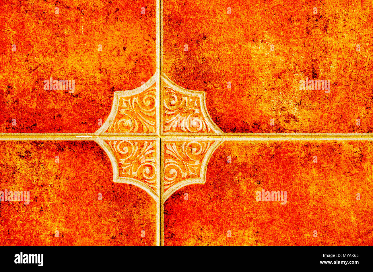 Traditional ornamental Spanish decorative tiles, original ceramic tiles ...