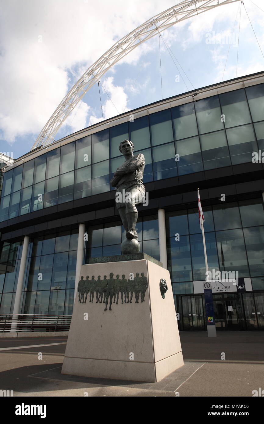 The iconic Wembley Stadium designed by Populous and Foster & Partners ...