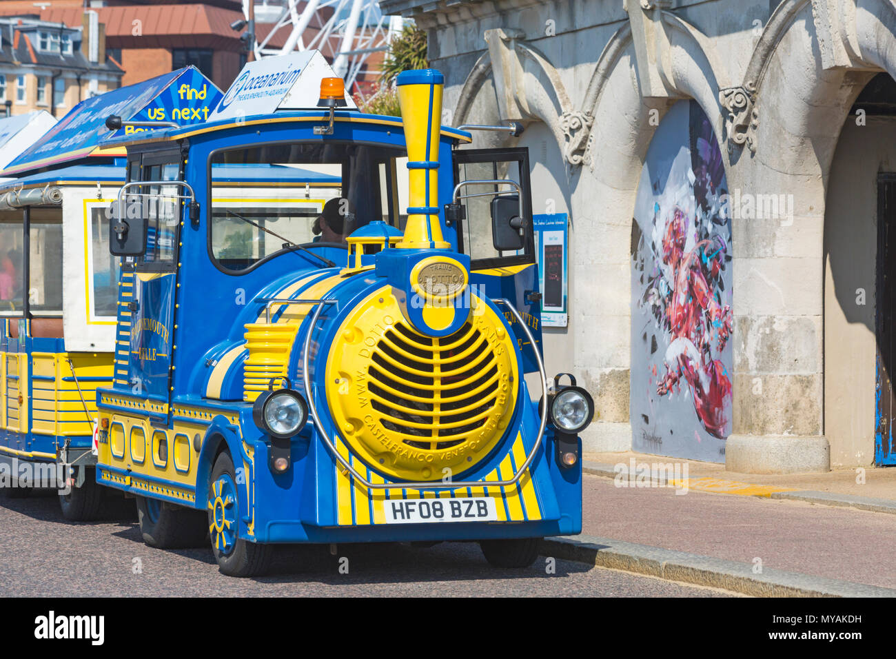 Bournemouth landtrain hi-res stock photography and images - Alamy