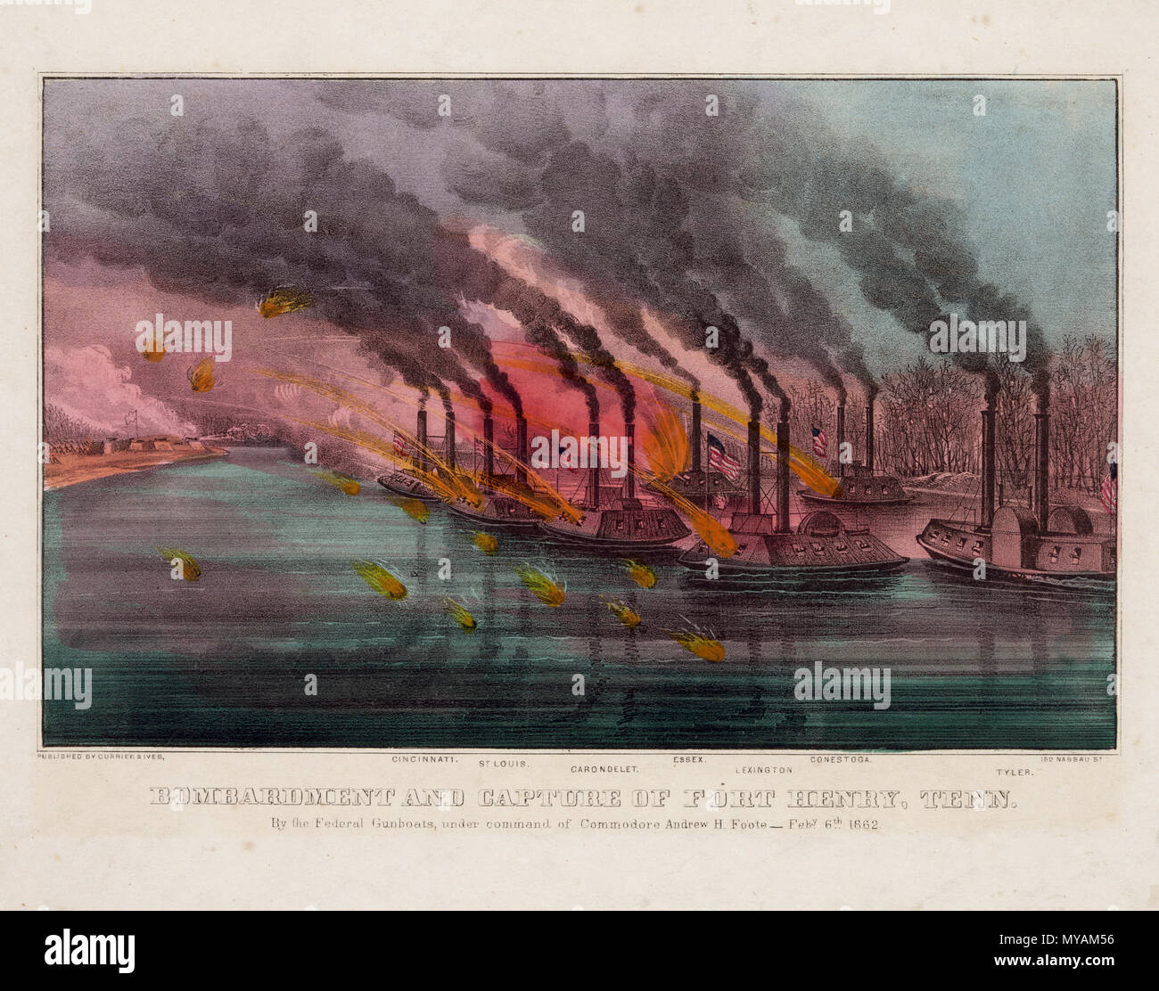 Federal gunboats hi-res stock photography and images - Alamy