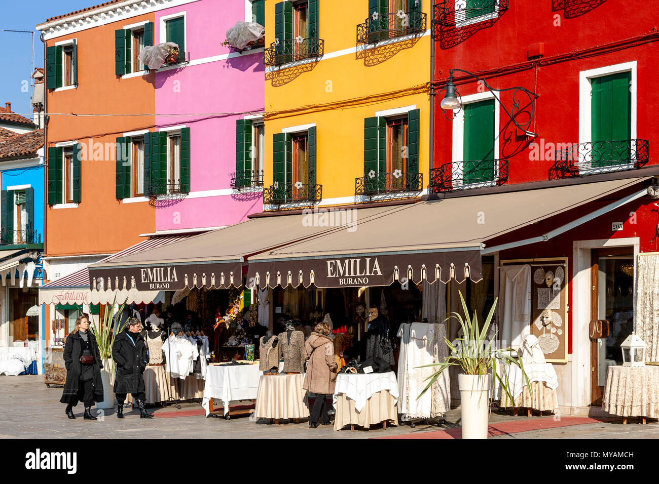 Emilia lace shop hi-res stock photography and images - Alamy