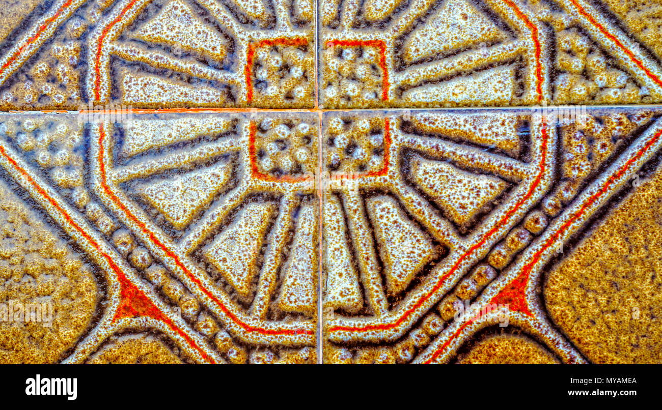 Traditional ornamental Spanish decorative tiles, original ceramic tiles ...