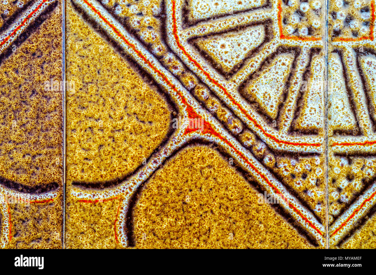 Traditional ornamental Spanish decorative tiles, original ceramic tiles ...