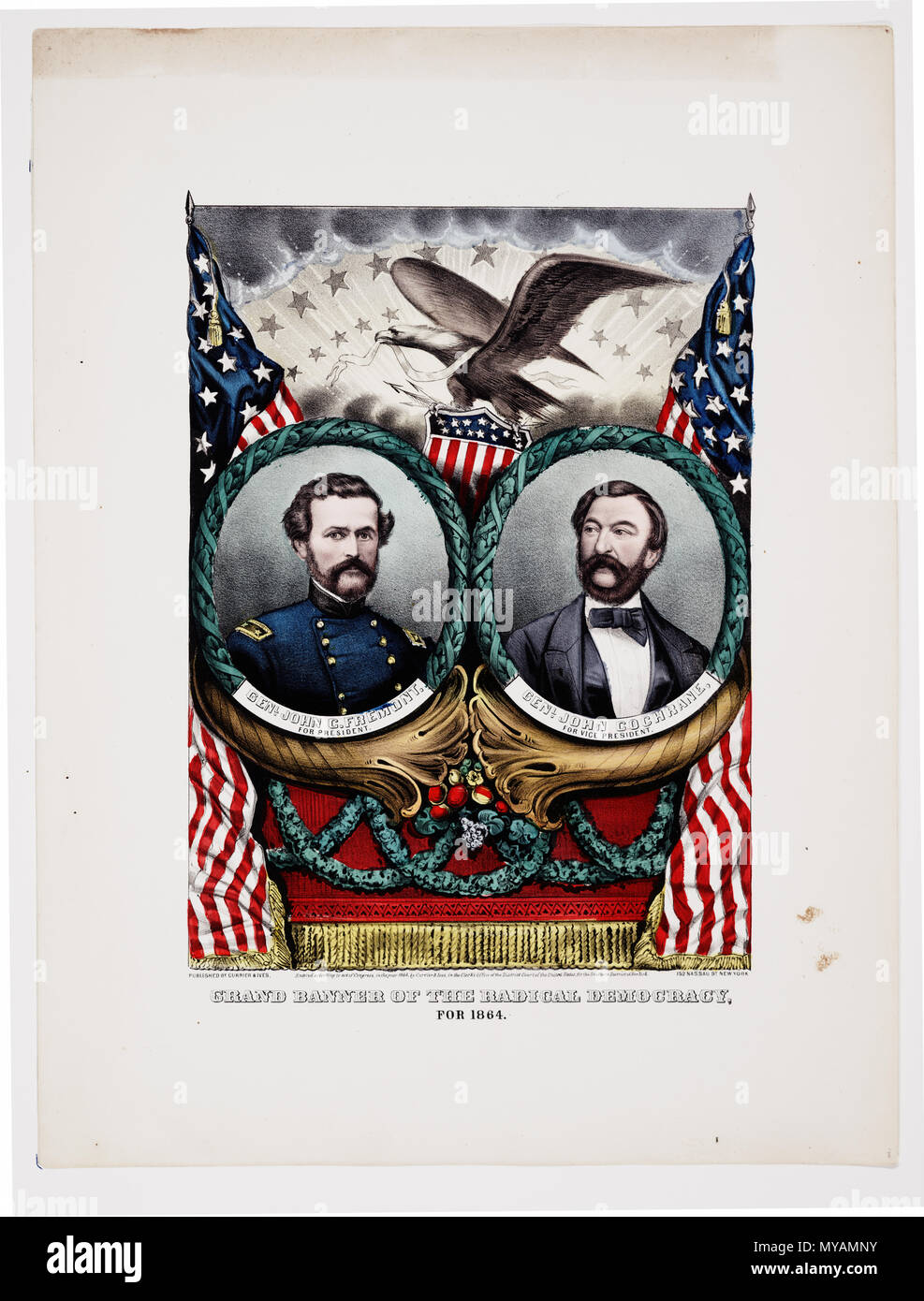 Presidential Posters / Prints - Radical Democrats of 1864 Stock Photo ...