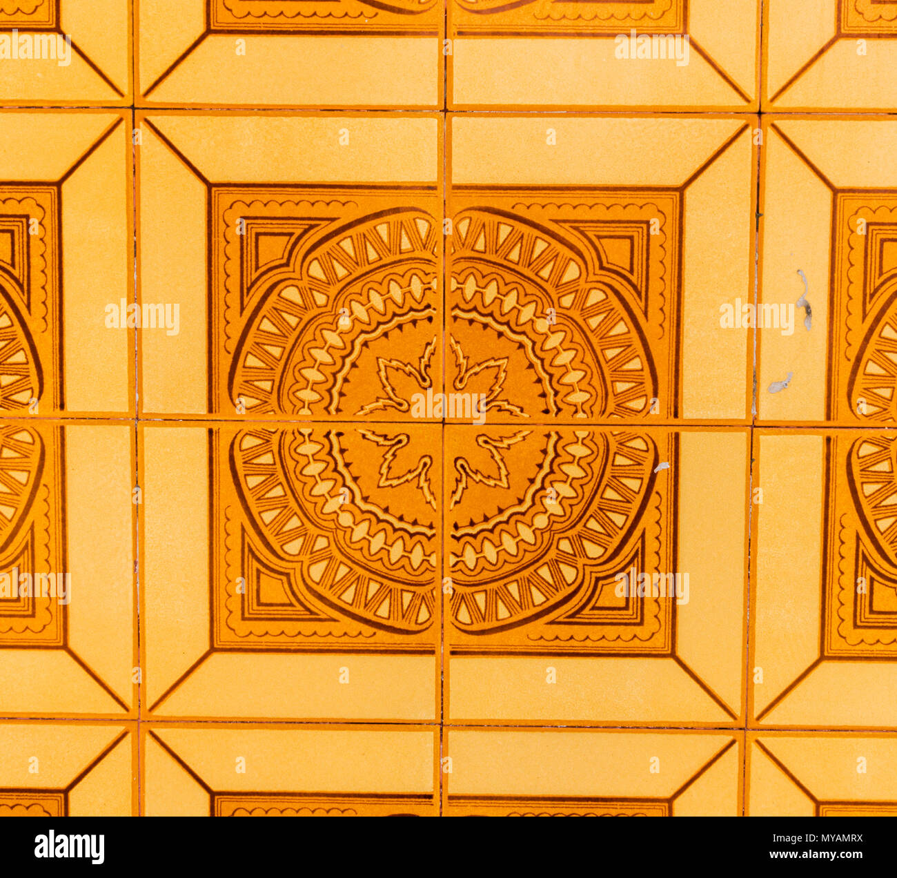 Traditional ornamental Spanish decorative tiles, original ceramic tiles ...