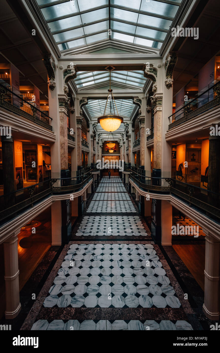 Corridor of the Luce Foundation Center for American Art, at the ...